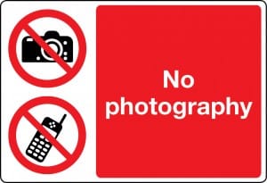 No Photography Sign - Buy No Photography Signs Online | Stocksigns