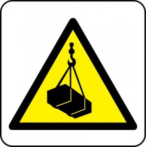 Overhead load symbol sign - Stocksigns