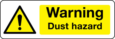 Hazard – Warning Dust hazard sign - StockSigns