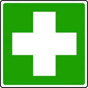 First aid cross symbol sign - Stocksigns