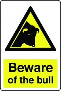Beware of the bull sign - Stocksigns