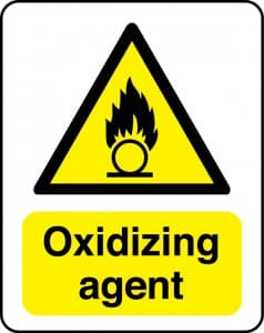 Oxidising agent sign - Stocksigns