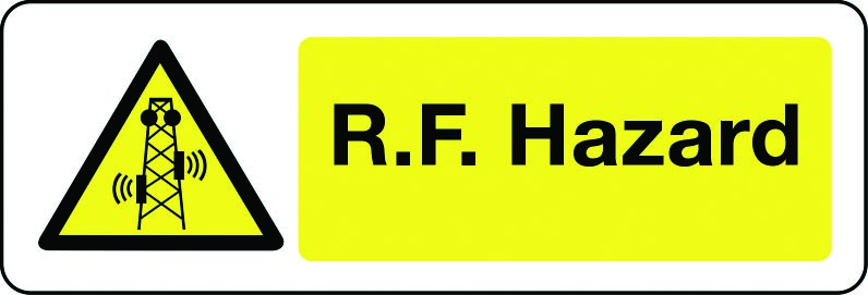 Hazard – R.F. Hazard sign - StockSigns
