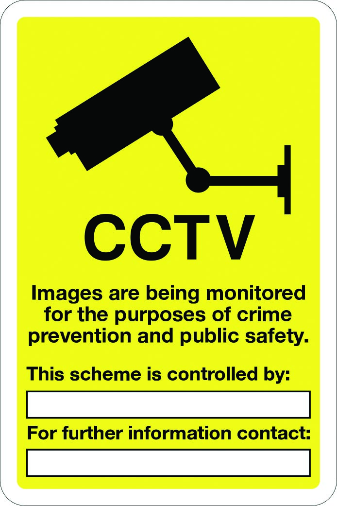 Security - CCTV, Images are being monitored... sign - StockSigns