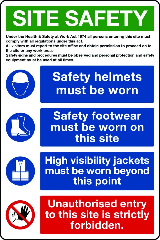 Buy Temporary Construction & Building Site Signs - Stocksigns