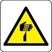 Sharps hazard symbol sign - Stocksigns