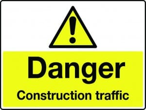 Danger Construction traffic sign - Stocksigns