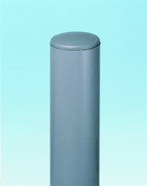 Steel galvanized and powder coated traffic grey sign post 1.75m, 76mm ...