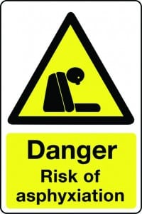 Danger Risk of asphyxiation sign | Stocksigns