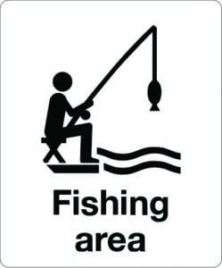 Fishing area sign - Stocksigns