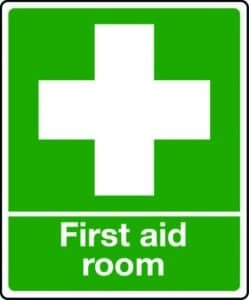 First aid room sign - Stocksigns