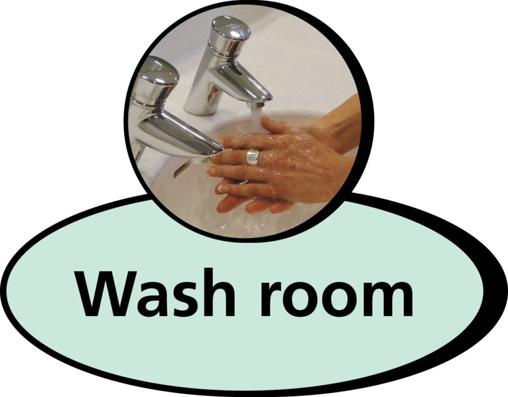 Washroom Sign - 300 x 320mm - Stocksigns