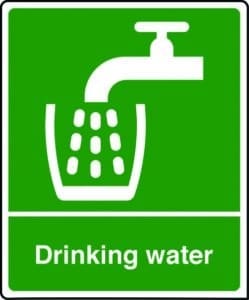 Drinking water sign - Stocksigns