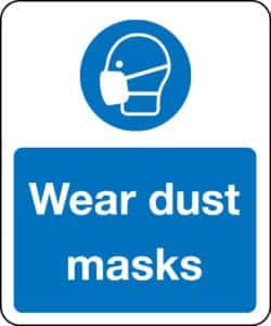 Wear dust masks sign - Stocksigns