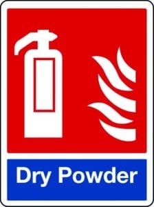 Dry Powder Fire Extinguisher General Sign - Stocksigns