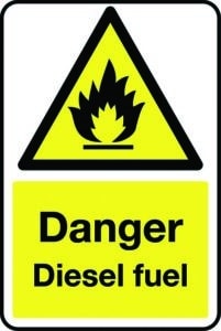 Danger Diesel fuel sign - Stocksigns