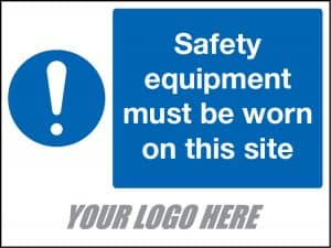 Safety Equipment Site Safety Sign - Stocksigns Construction - Temporary ...