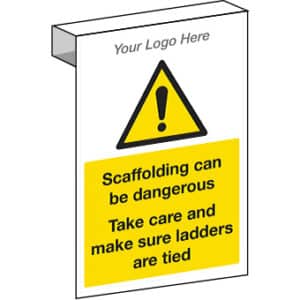 Danger Warning Scaffolding Sign - Stocksigns Construction - Temporary Signs