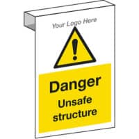 Unsafe Structure Scaffolding Sign - Stocksigns Construction - Temporary ...