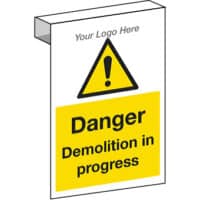 Demolition In Progress Scaffolding Sign - Stocksigns Construction ...
