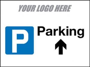 Parking Directional Sign - Stocksigns Construction - Temporary Signs