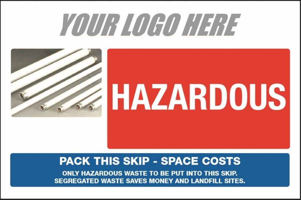 Hazardous Waste Management Sign - Stocksigns Construction - Temporary Signs