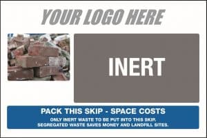 Inert Waste Management Sign - Stocksigns Construction - Temporary Signs