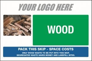 Wood Waste Management Sign - Stocksigns Construction - Temporary Signs