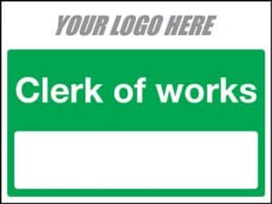 Clerk of works - Stocksigns Construction | Temporary Signs