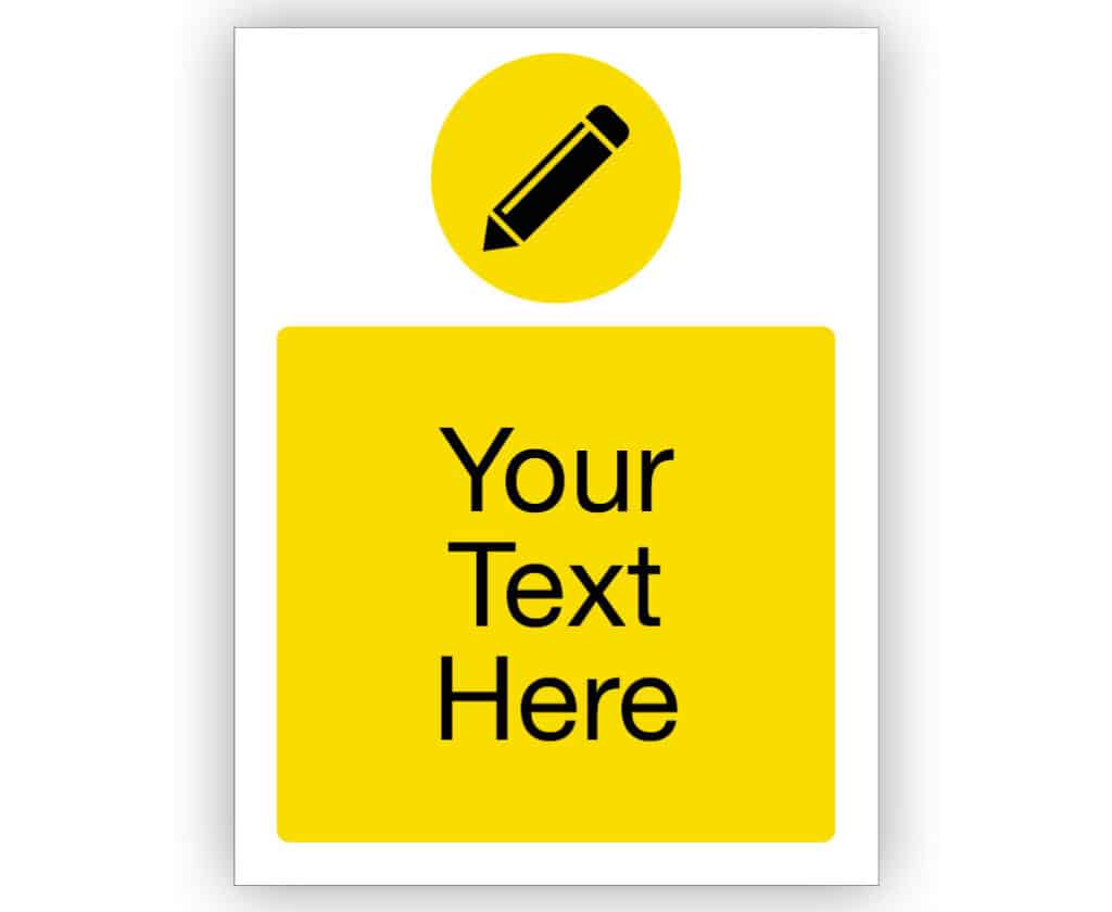 Design a Sign - Create your own custom signage! - Stocksigns