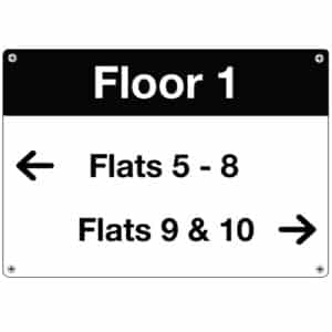 Fire Safety Floor Directory - Stocksigns